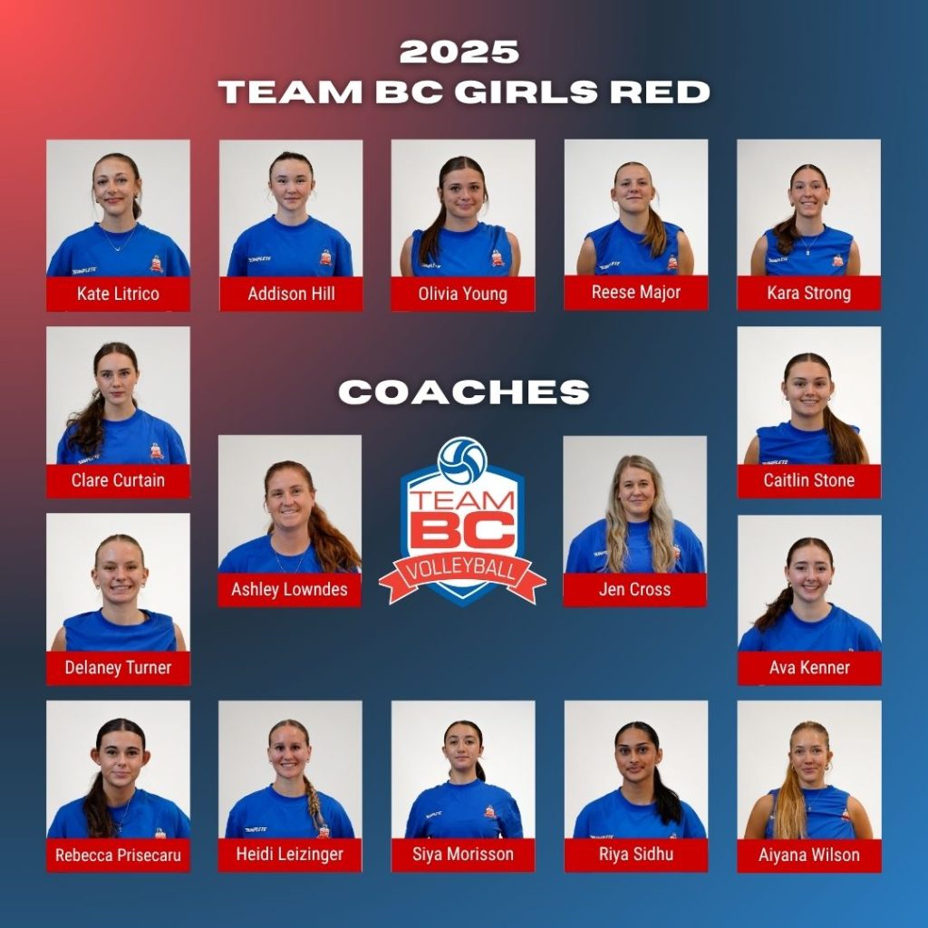 Team BC Red and Blue 16U - Volleyball BC